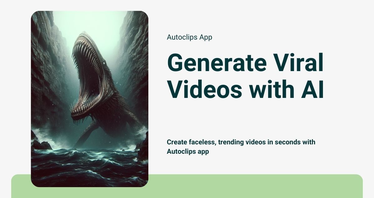 Autoclips - Generate Viral TikToks with AI